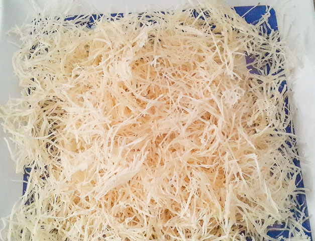 Easy Abacha recipe - The Pretend Chef