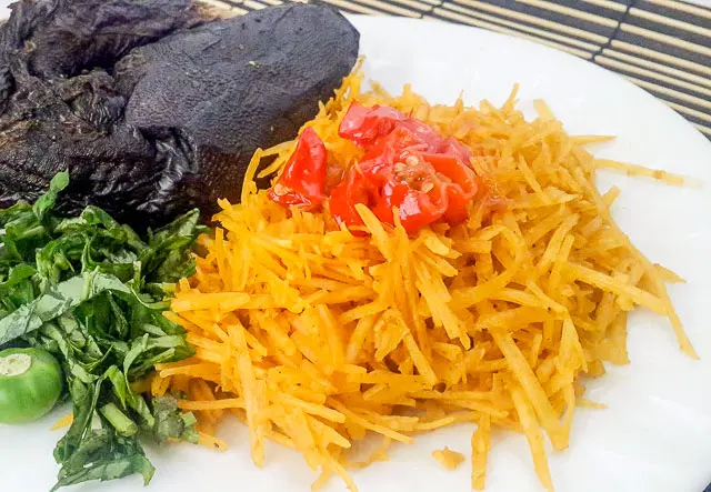 Easy Abacha recipe - The Pretend Chef