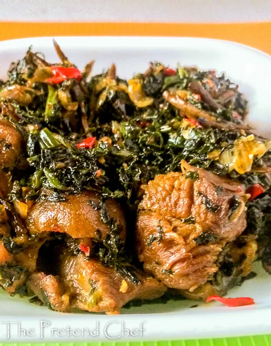 Bushmeat and Vegetable - The Pretend Chef