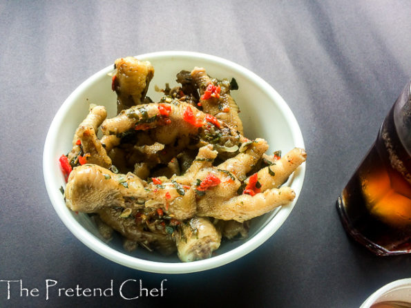Peppered chicken feet (Chicken claws) - The Pretend Chef
