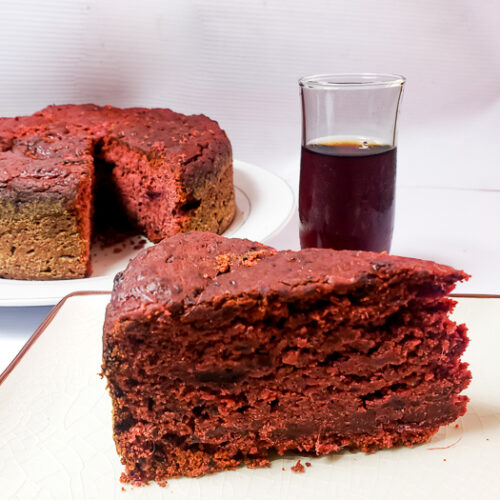 Jamaican Sorrel Fruit Cake (Zobo Cake) - The Pretend Chef