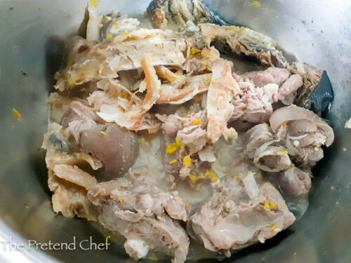How to Prepare Atama Soup with Waterleaf - The Pretend Chef